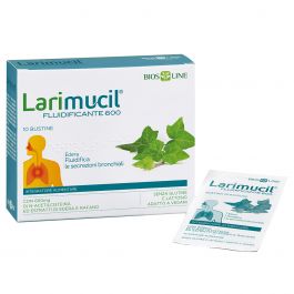 Larimucil Fluidificante 600 Bustine | Integratori Naturali | Saninforma