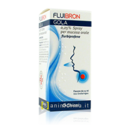 Fluibron Gola 0,25% Spray per Mucosa Orale | Febbre e Raffreddore ...