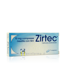 Zirtec 10 mg Compresse rivestite | Allergia | Saninforma